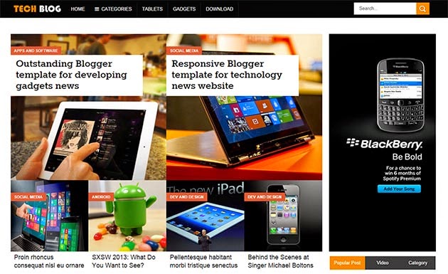 Best Mobile Friendly Blogger Templates | The Daily Programmer