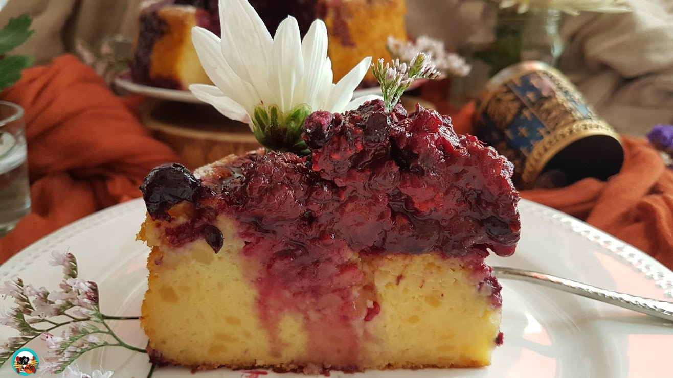 Tarta de papas y frutas rojas - ¡Huele Bien!