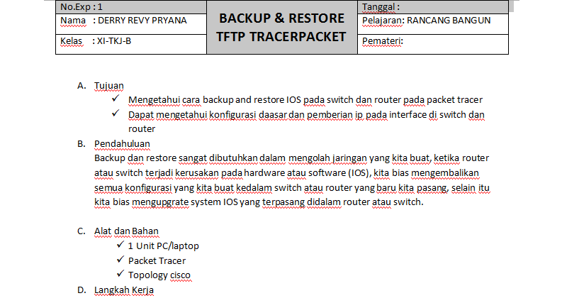 Backup And Restore Tftp Packet Tracer Mangodet