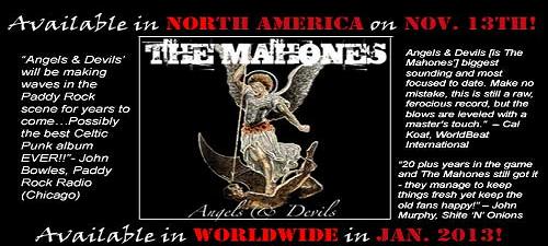 FREE DOWNLOAD - THE MAHONES 4 track EP ~ CELTIC FOLK PUNK AND MORE