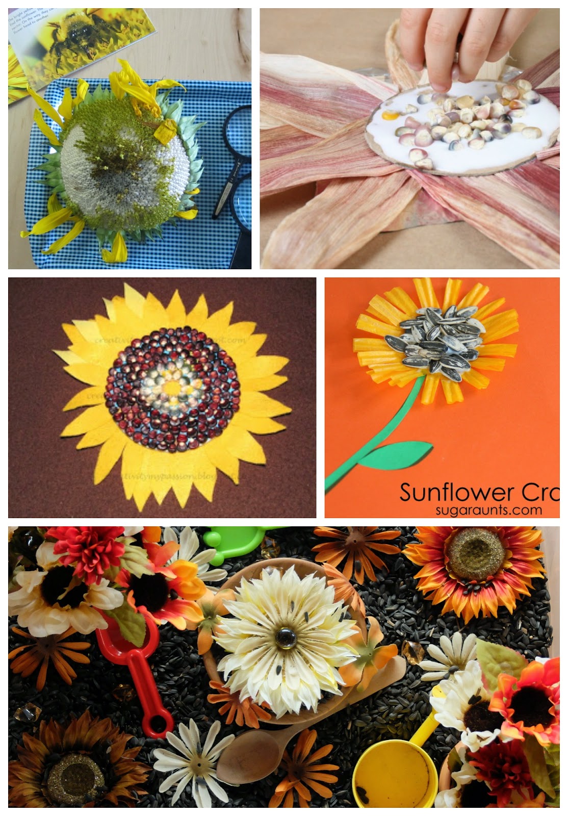 25+ sunflower activities for children - rubber boots and elf shoes