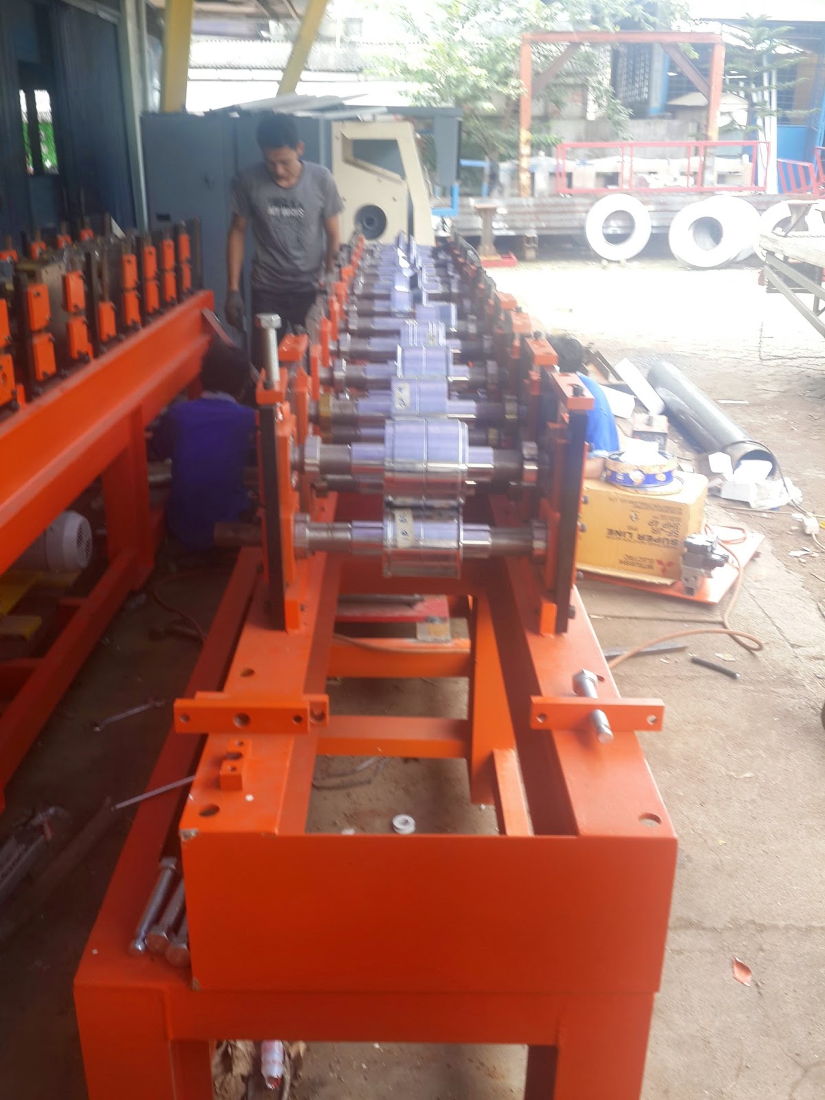 MESIN ROLLFORMING CETAK PEMBUAT PRODUKSI BAJA RINGAN HOLLOW: MESIN ROLL ...