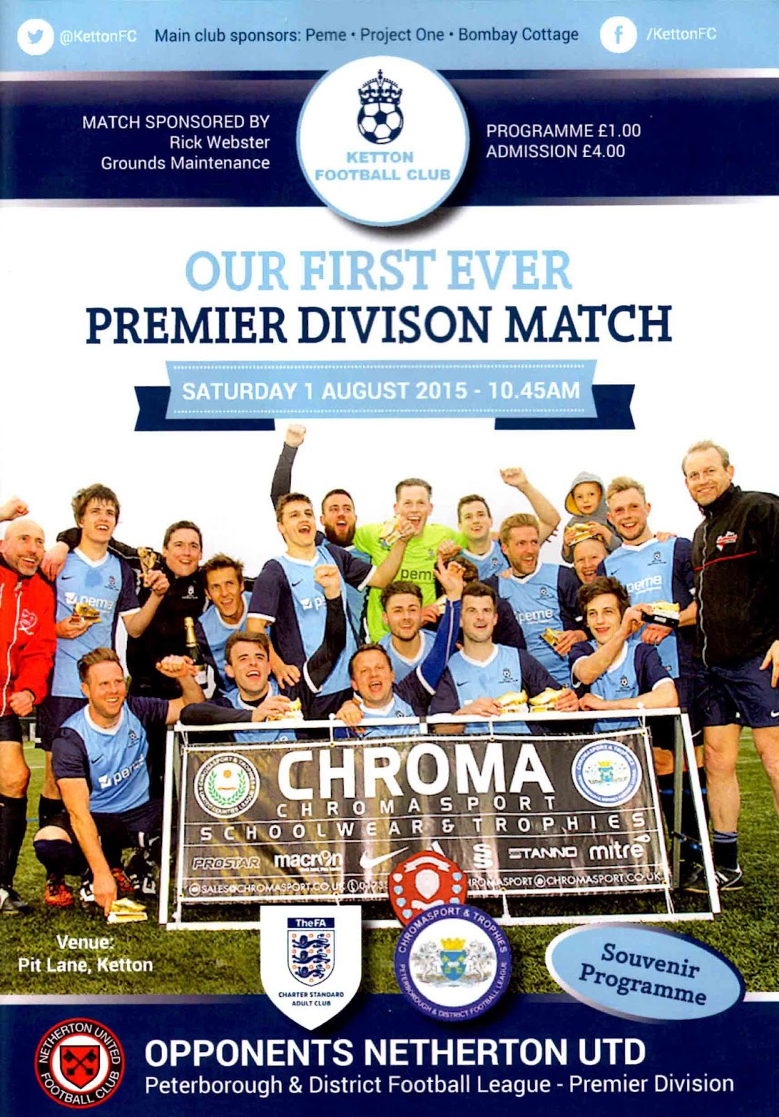 Ketton v Netherton United