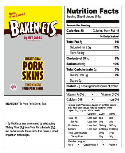 pork rinds nutrition