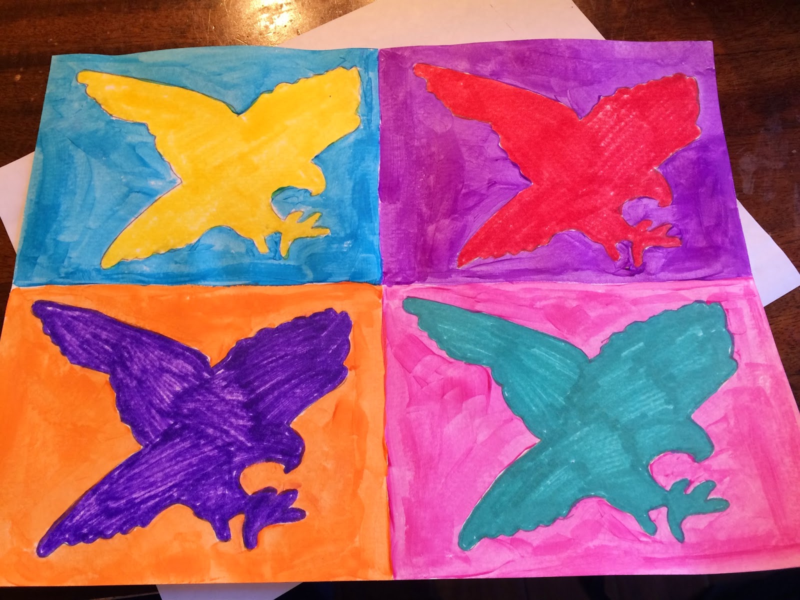 Art-A-Baloo Crew: PV Hawk Art, Channeling Our Andy Warhol