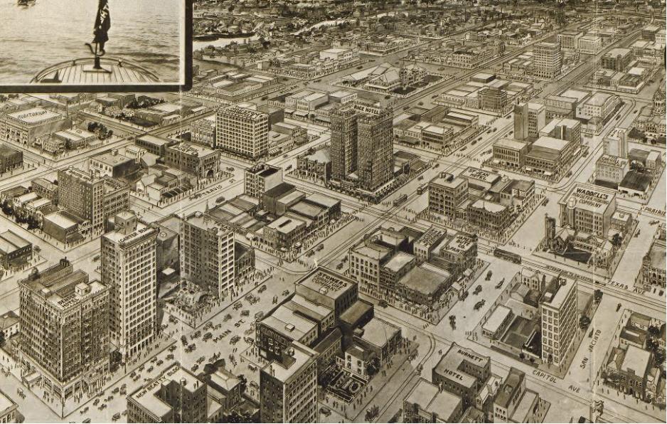 rendering freedom: Houston, lenda do urbanismo de mercado / Houston ...