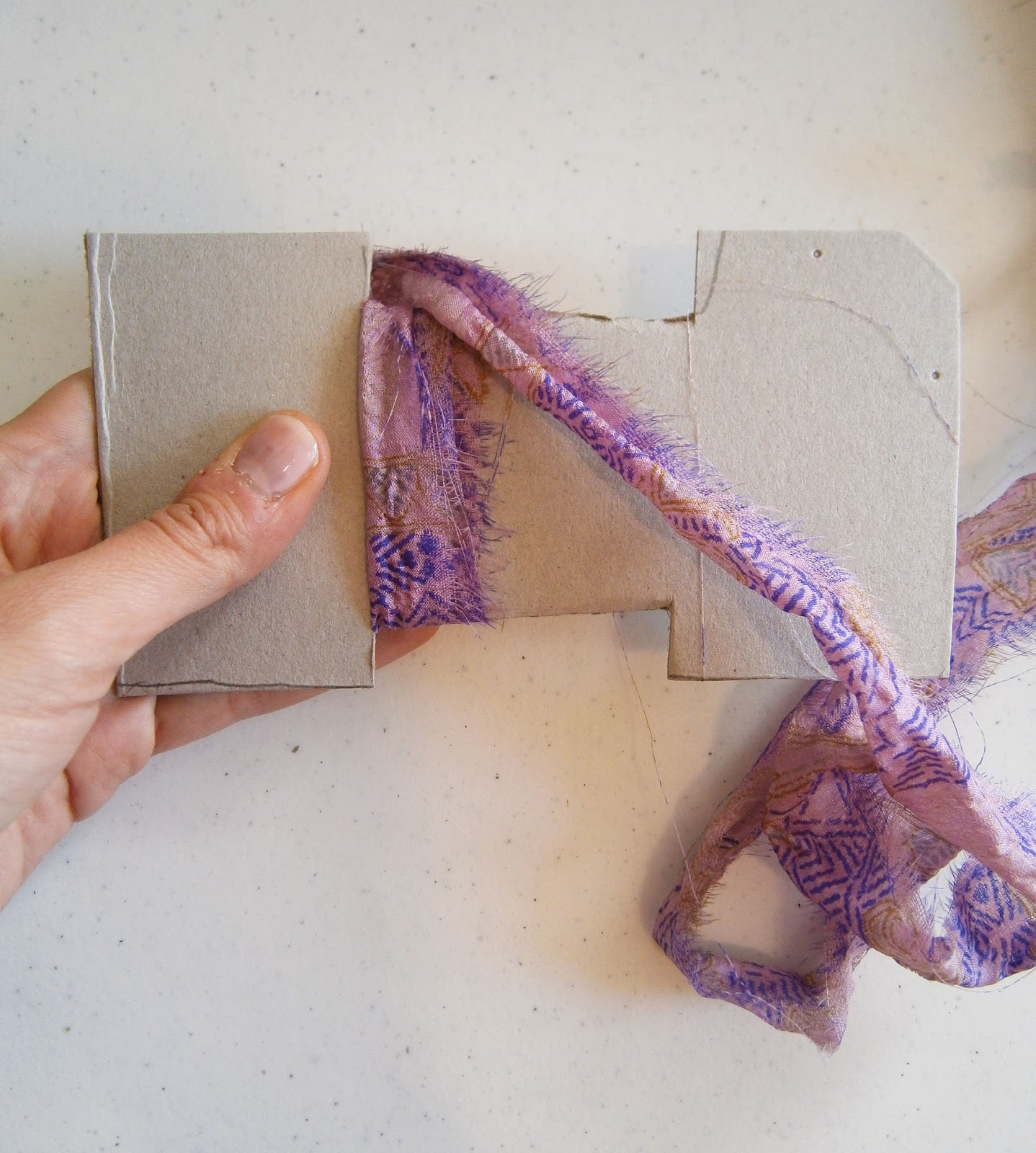 .: How to make a unique upcycled spool and gift wrapping ribbon