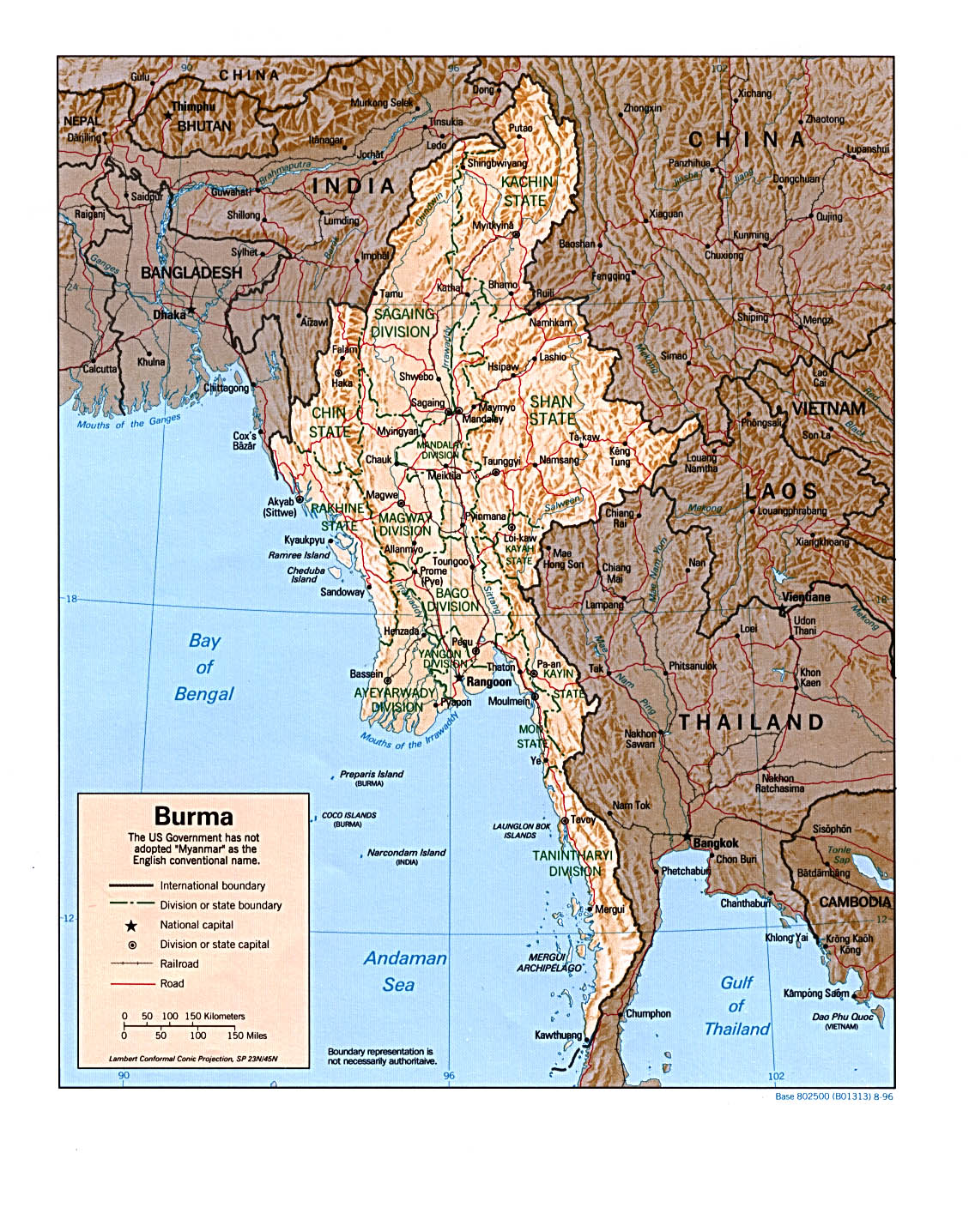 Myanmar (Birma) | Weltatlas