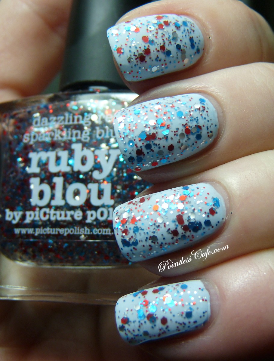 piCture pOlish Ruby Blou - Swatches and Review | Pointless Cafe