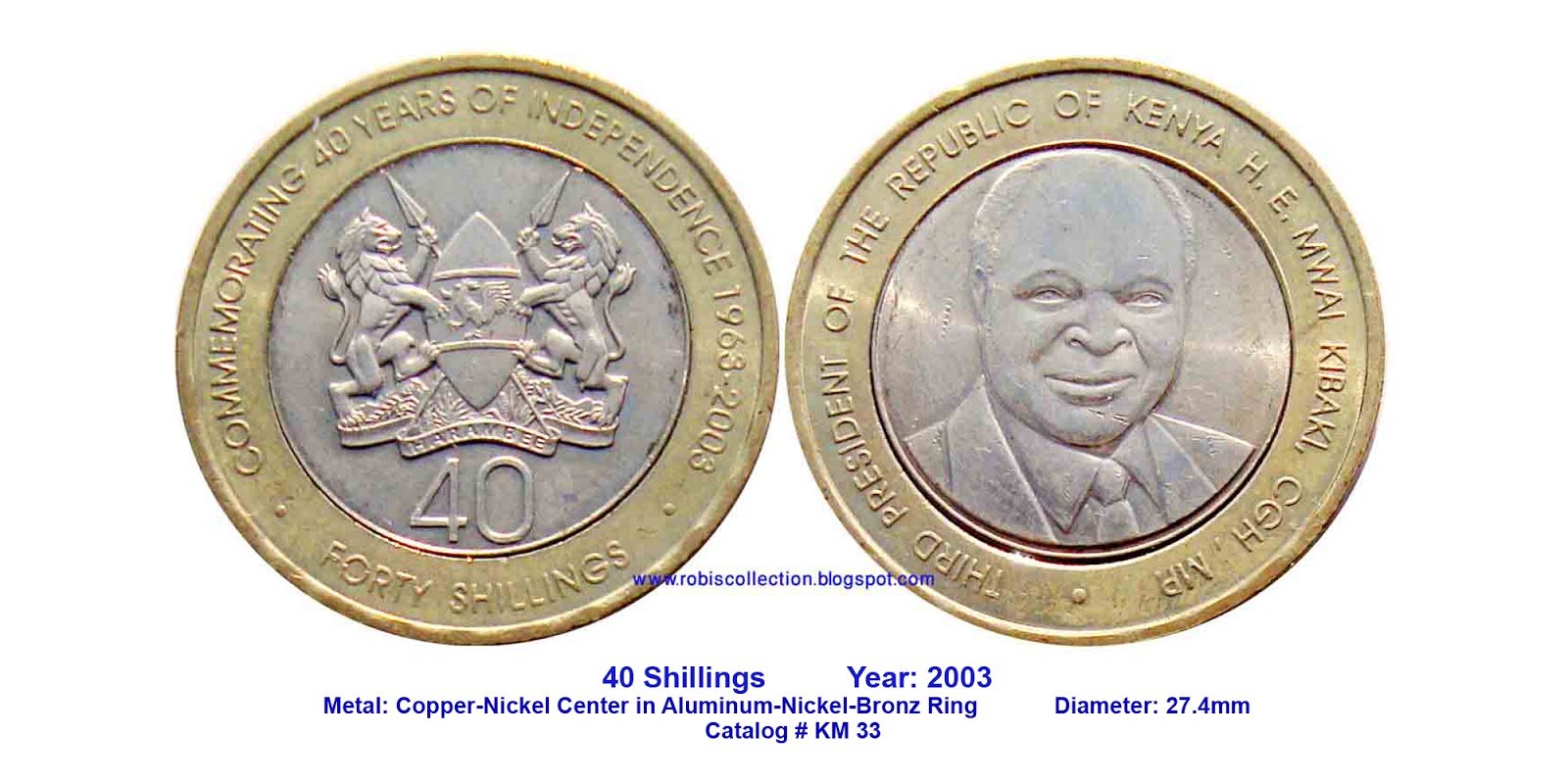 BI - METALLIC COINS: KENYA