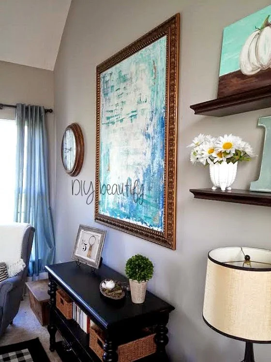 DIY Abstract Painting - DIY Beautify - Creating Beauty at Home