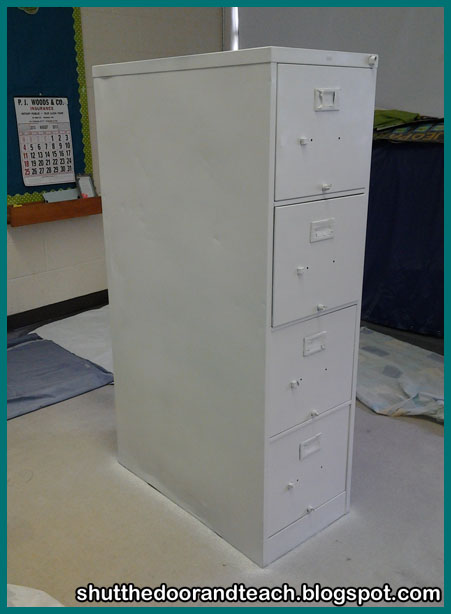 Shut the Door and Teach: Classroom File Cabinet Makeover