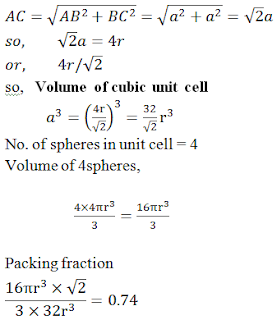 Chemistry Notes: Solid state