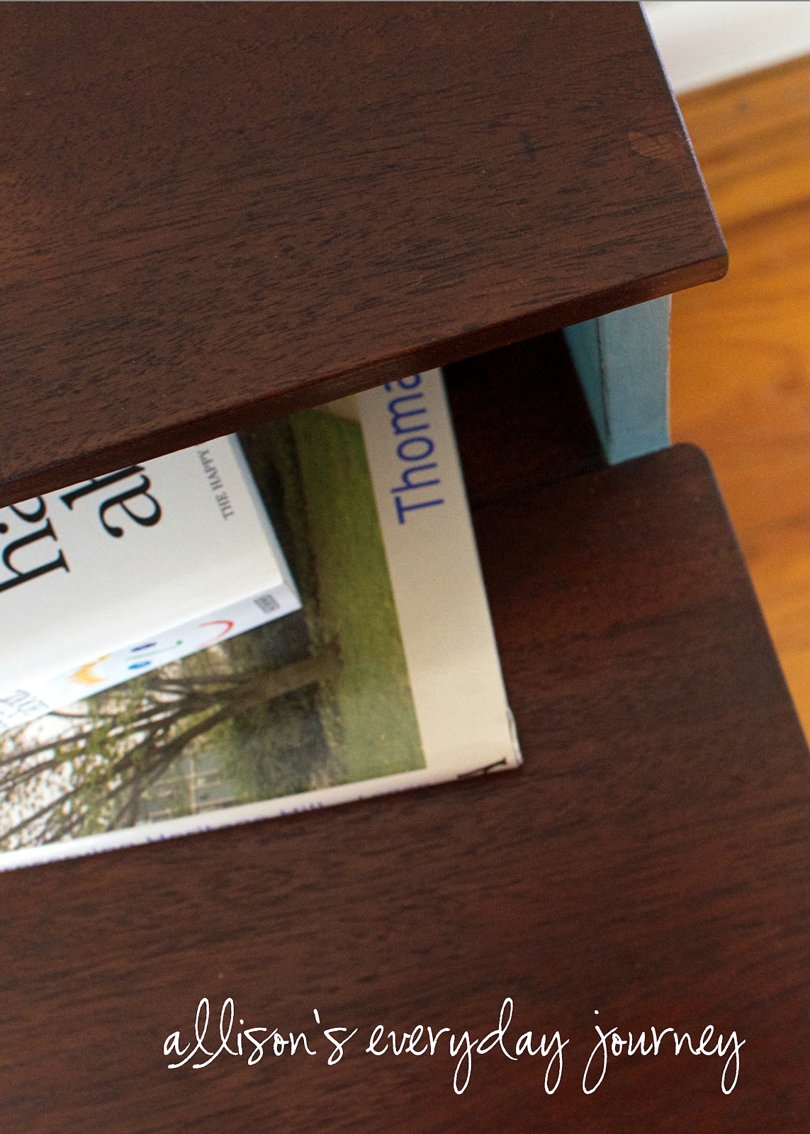 allison's everyday journey: Two tiered end table