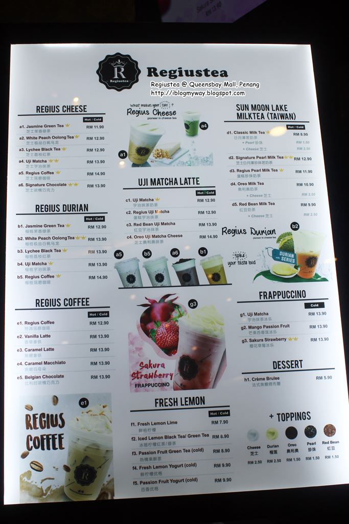 Regiustea @ Queensbay Mall, Penang - I Blog My Way