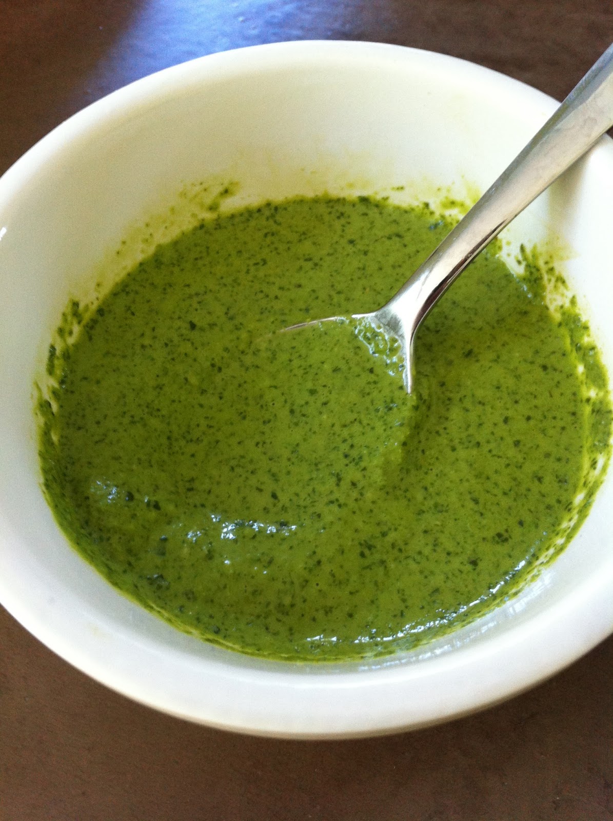 The Happy Larder: "Wales - Japan - Peru" or "The perfect herb dressing"