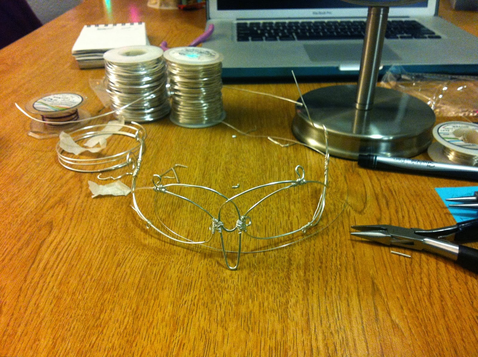 Wire Masquerade Mask - Shealynn's Faerie Shoppe