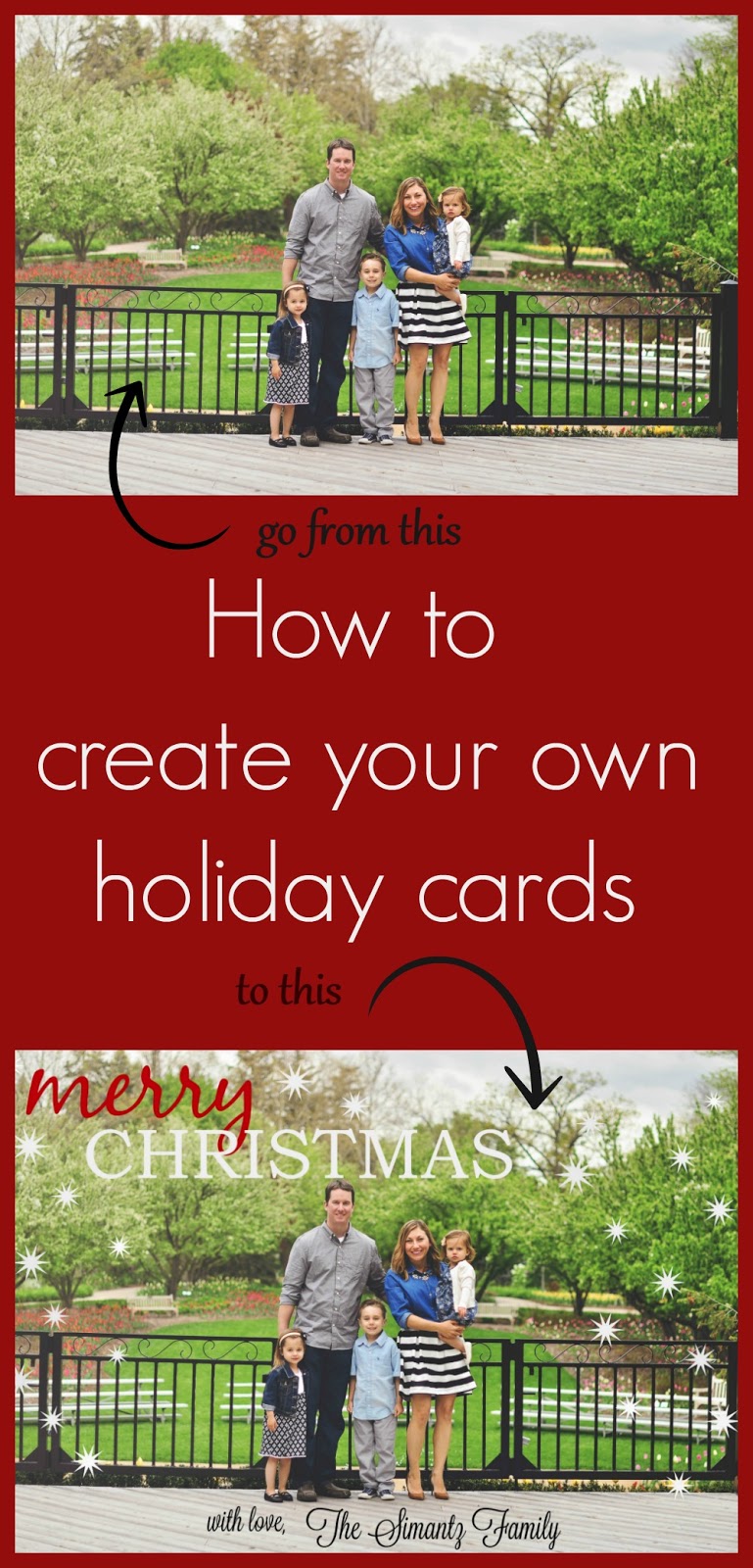 This Happy Life: Design Your Own Holiday Card {tutorial}