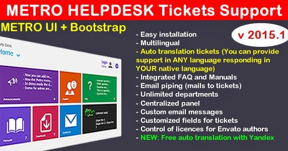Codecanyon Metro Help Desk Support Tickets Script Nulled