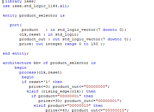 Vending Machine Controller on an FPGA: February 2013