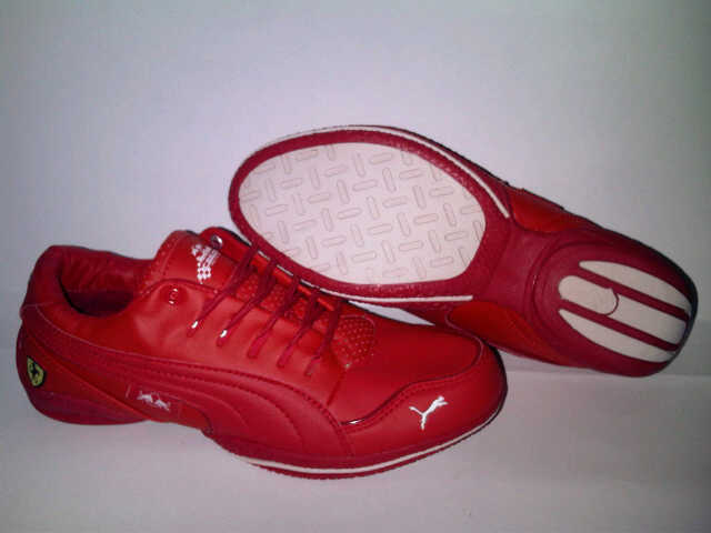 Sepatu Puma (Merah & Hitam Merah) - Brahma Curva Shop