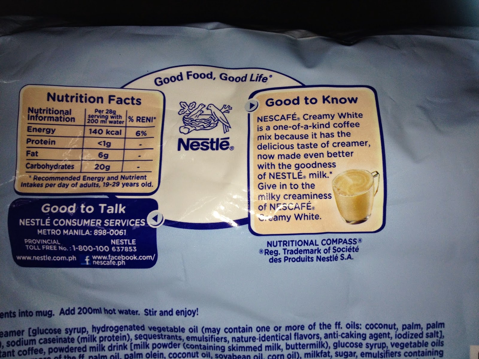 Stylestat: Nescafe Creamy White