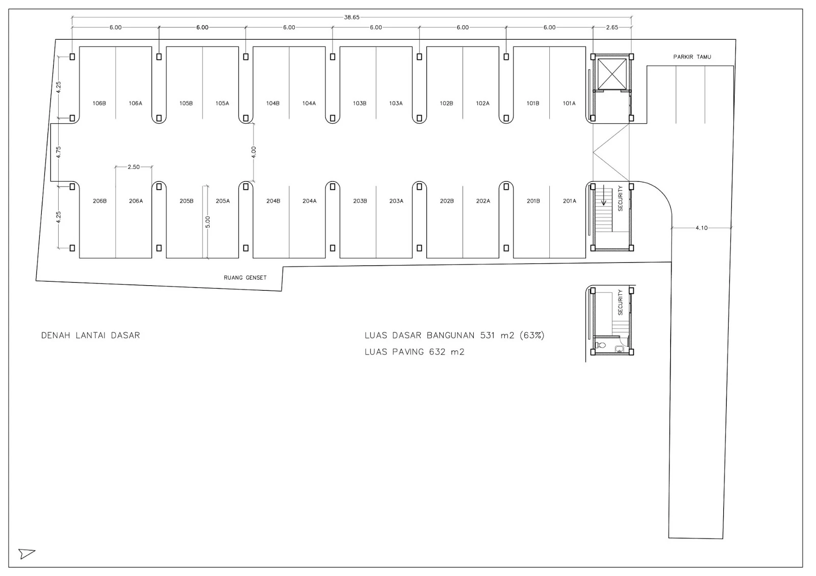 Desain Rumah Kost Lahan Sempit [𝓙𝓪𝓼𝓪 𝓢𝓲𝓽𝓮 𝓟𝓵𝓪𝓷]