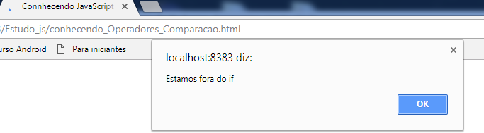 Conhecendo JavaScript - Estrutura de Controle If /else