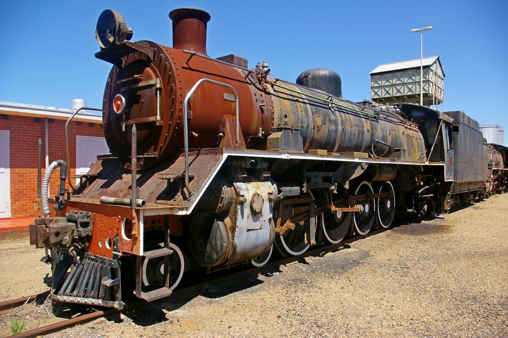 old STEAM LOCOMOTIVES in South Africa: VOORBAAI Loco Shed (Hartenbos ...