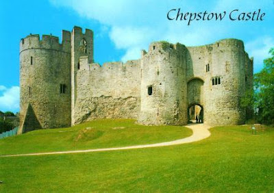 My postcard collection: Chepstow Castle - Wales