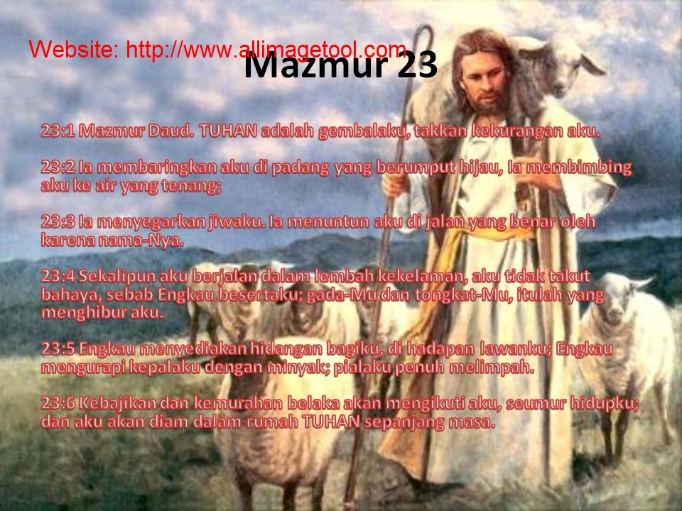 SENI MEMBENTUK GAMBAR: Psalms 23: The LORD the Shepherd of His People ...