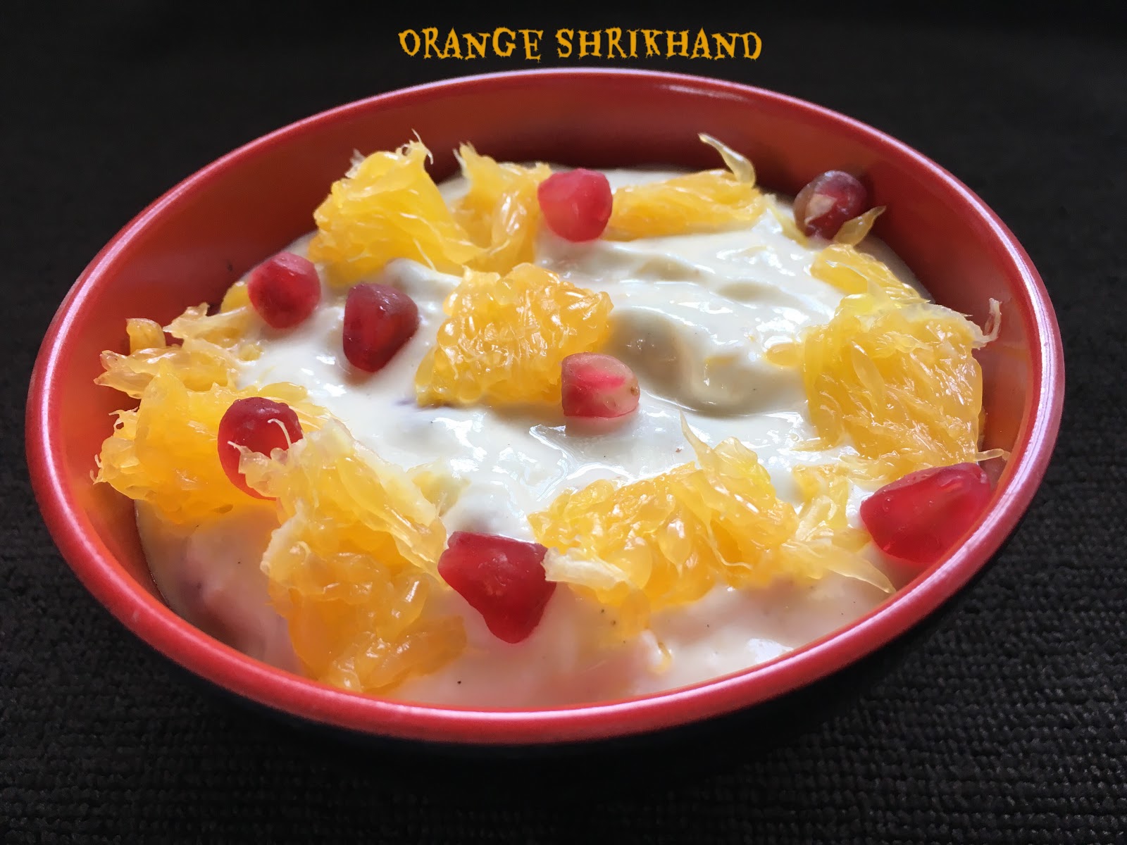 ORANGE SHRIKHAND. how to make Orange shrikhand ~ Malpats Kitchen