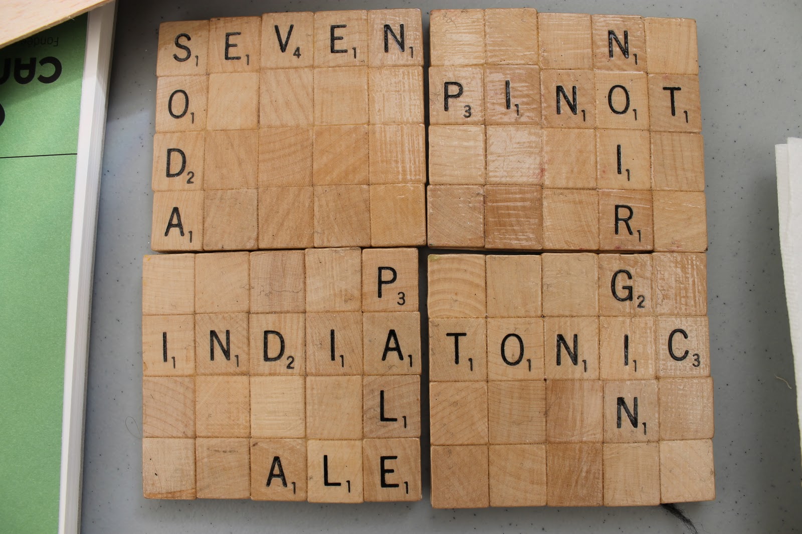 BEAUTY & THE BEARD: DIY Scrabble Tiles