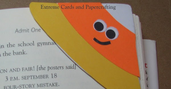 Candy Corn Corner Bookmark