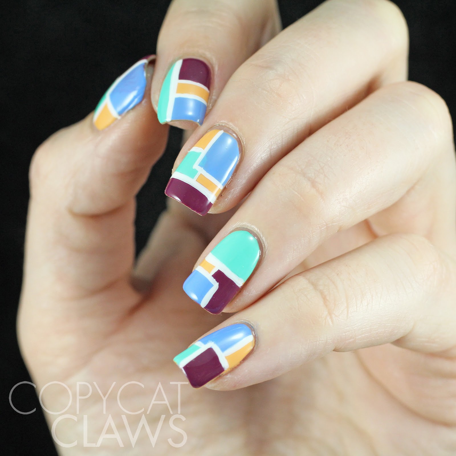 Copycat Claws: The Digit-al Dozen does Geometric: Day 4 Picture Polish ...