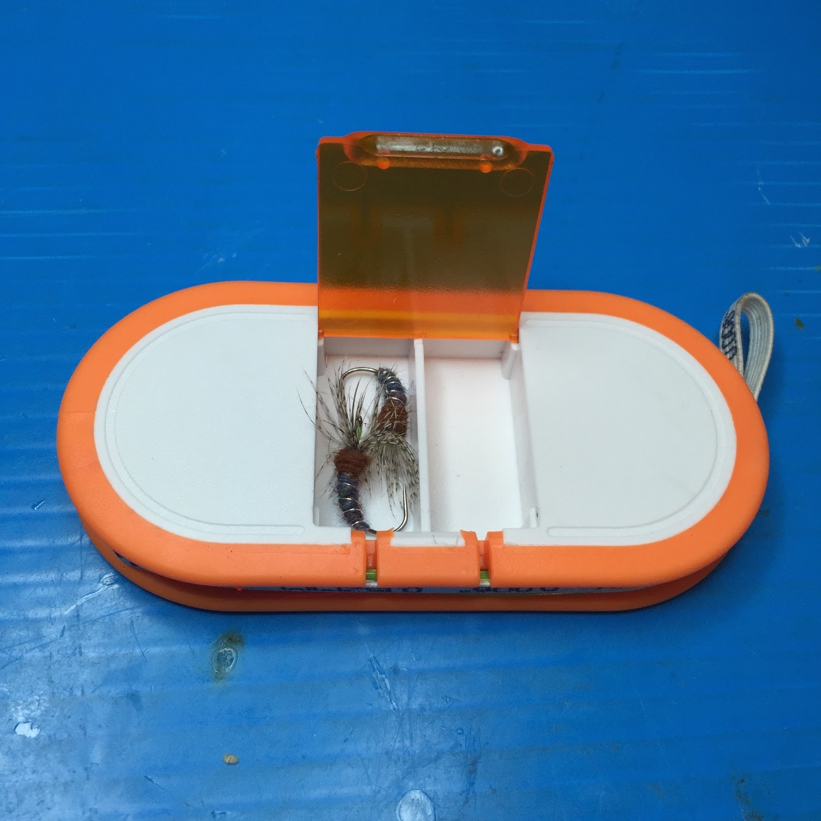 Teton Tenkara: "Oval winding spool Fly box line winder" from eBay -- GAW