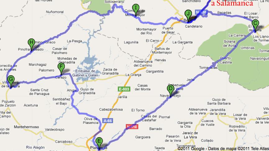 en MOTO: Ruta por el valle del Jerte y las Hurdes