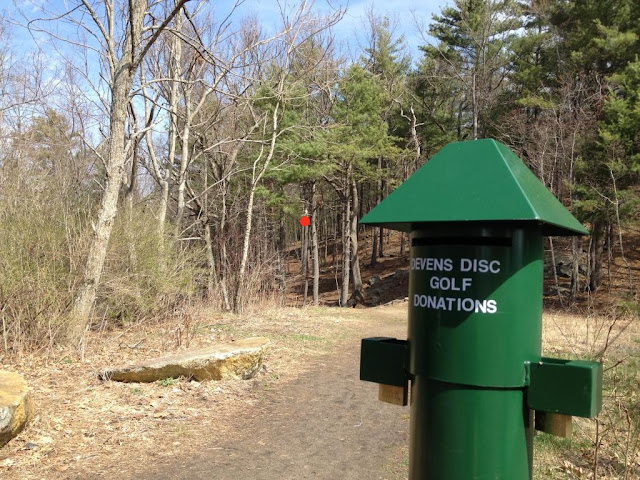 Devens Disc Golf: We Have a Donation Box!