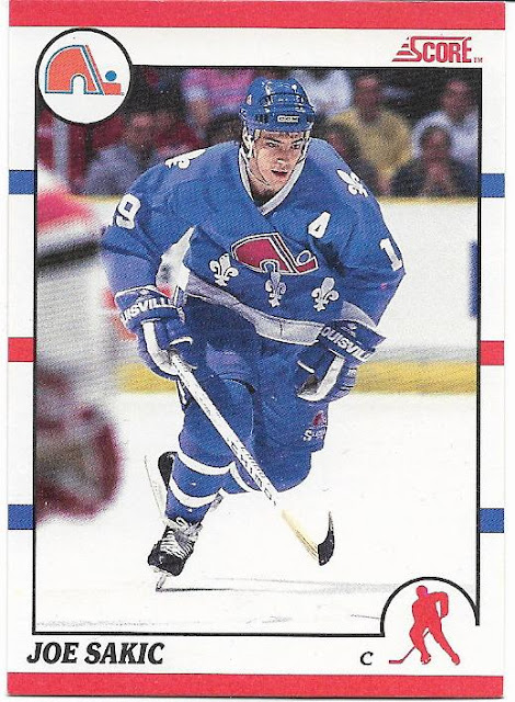 My PCs--one card at a time: Joe Sakic card #45 1990-91 Score Canadian #8