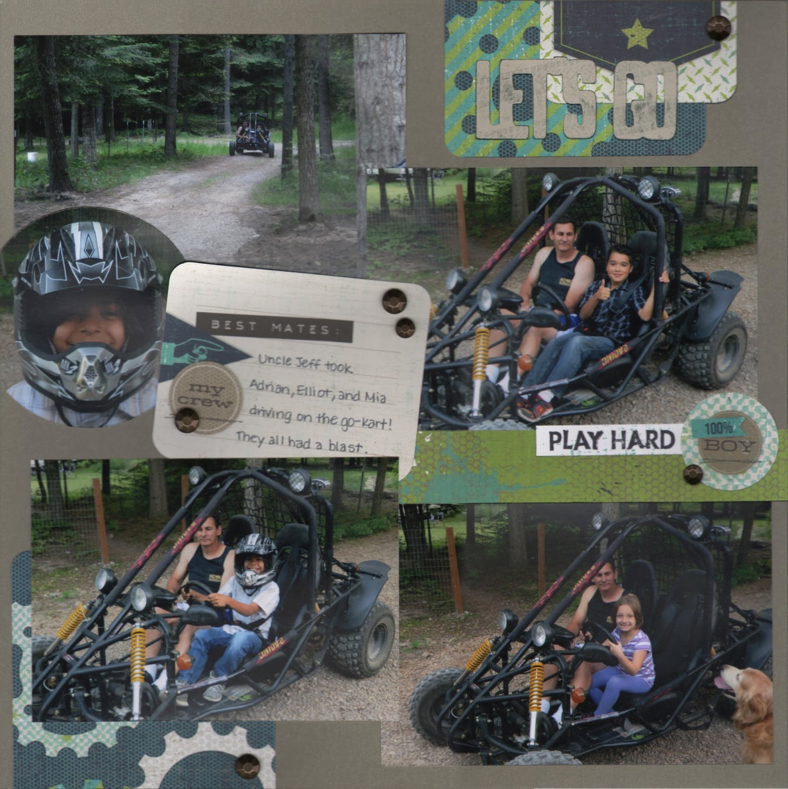 Even More Scrapping!: EMS Sketch Challenge 72 - Let's Go {Kart} Layout