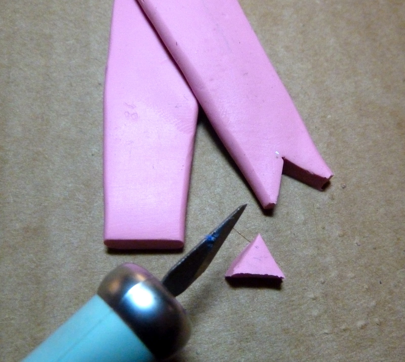 Make it easy crafts: Easy Polymer clay pin for Breast Cancer awareness
