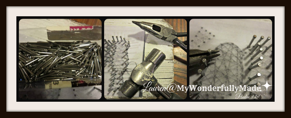 "Wonderfully Made": Birds On A Wire String Art