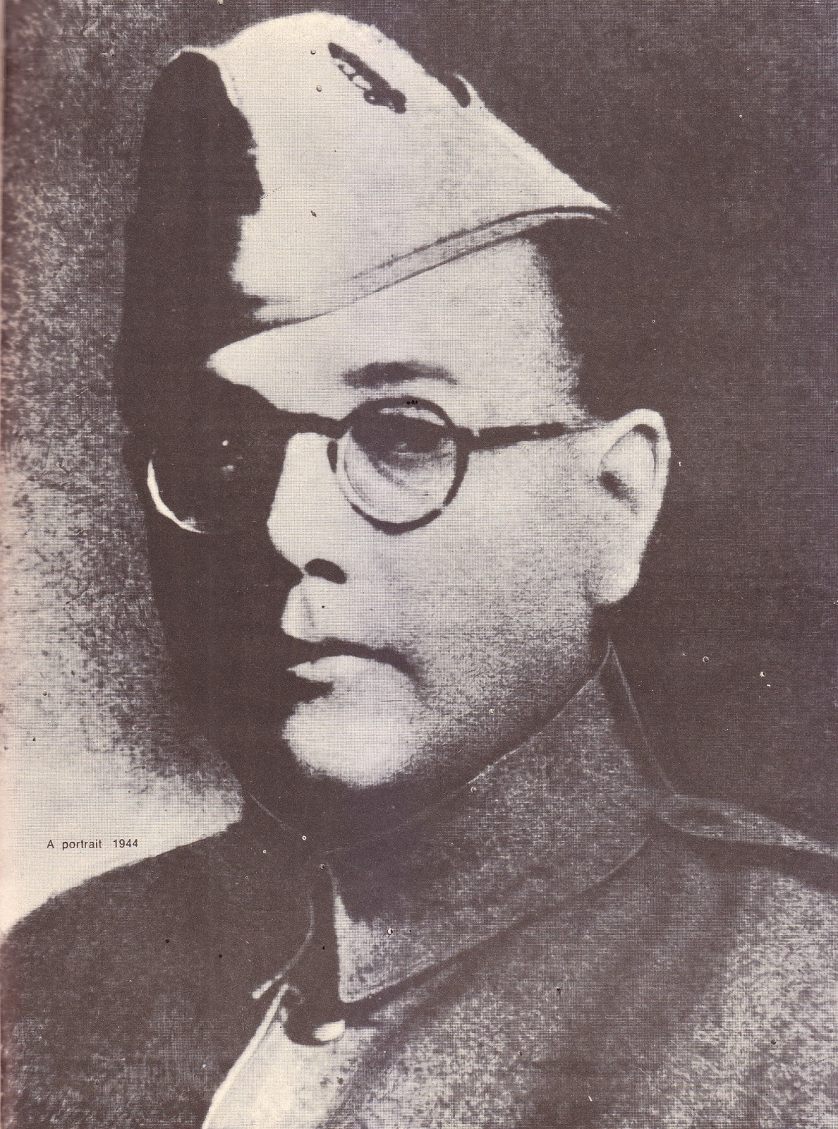 THE THREE NATIONAL LEADERS OF INDIA: Portrais/Photographs of Subhas ...