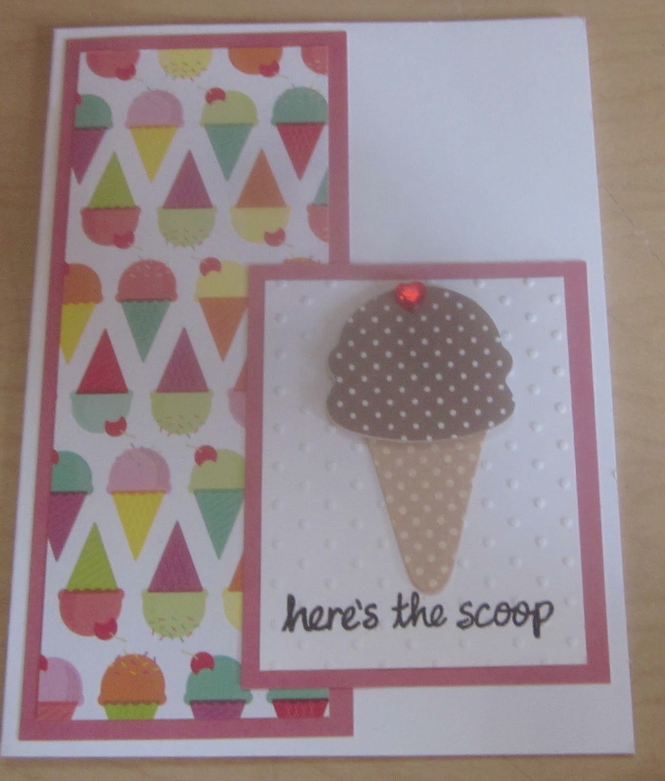 Carol Hartery's Creations: Ice Cream Cards