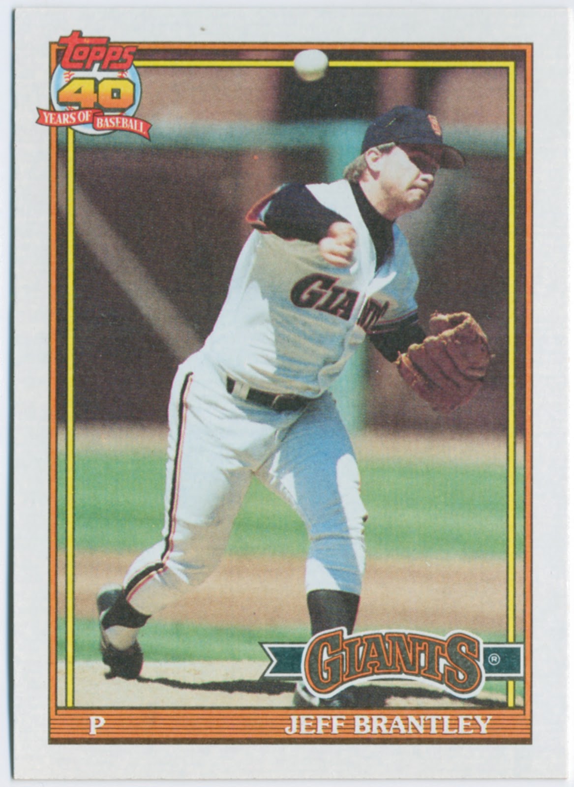 1991 Topps: #17 - Jeff Brantley