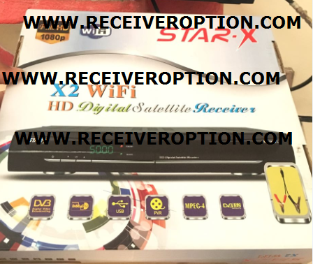 STAR-X X2 WIFI HD RECEIVER AUTO ROLL POWERVU KEY NEW SOFTWARE ...