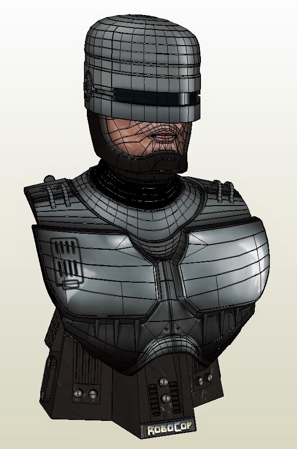 DJARTES PAPERCRAFT: BUSTO ROBOCP