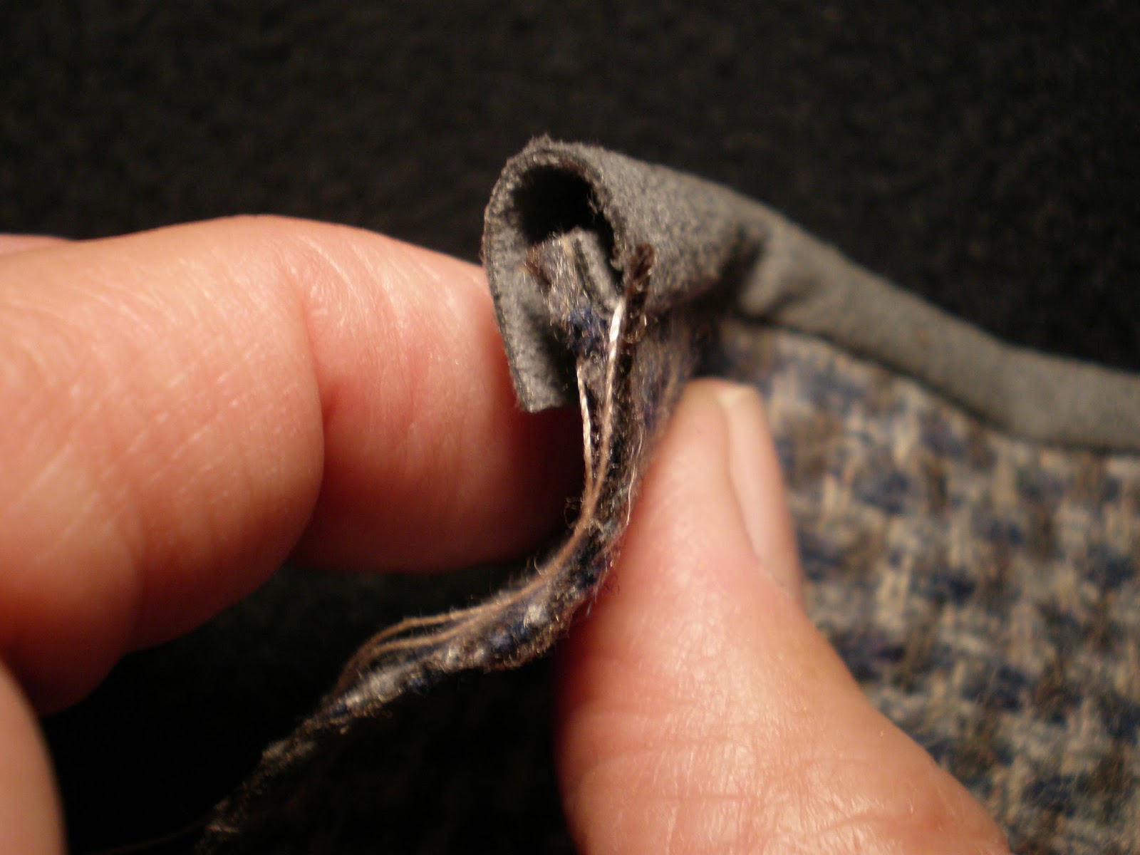 Pintucks: Bonnie Cashin Style: How to Sew Leather Binding