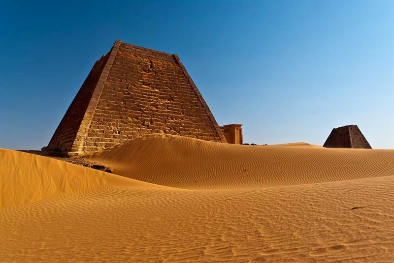 Pyramids of Nubia in North Sudan