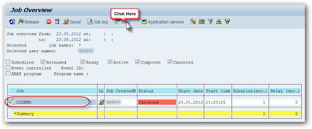 SAP ABAP : How to Debug a Completed SAP Background Job?